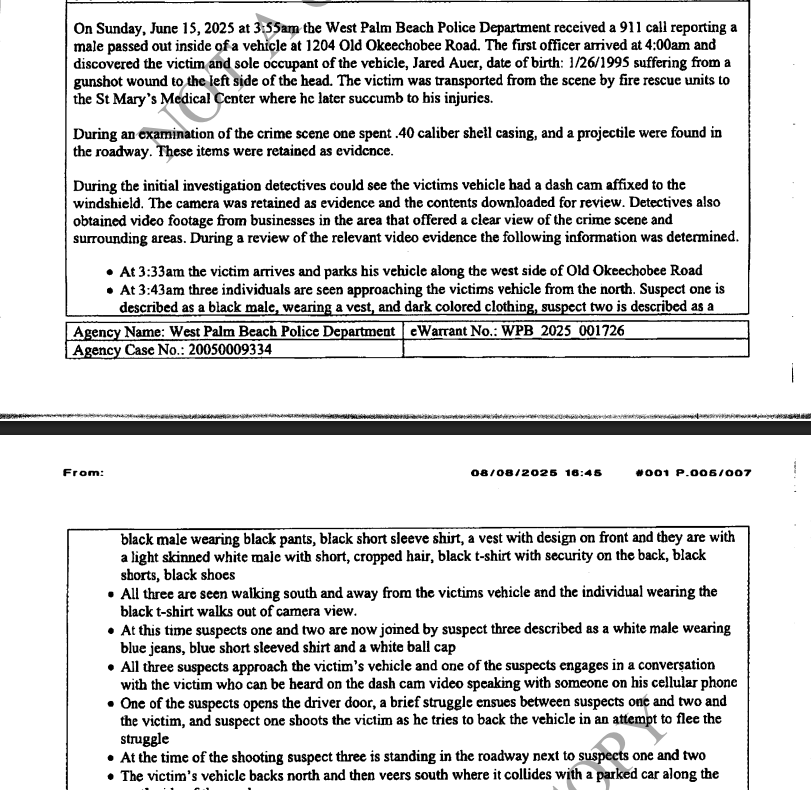 Police report from Broke Malone's murder - General - Delray Misfits Board